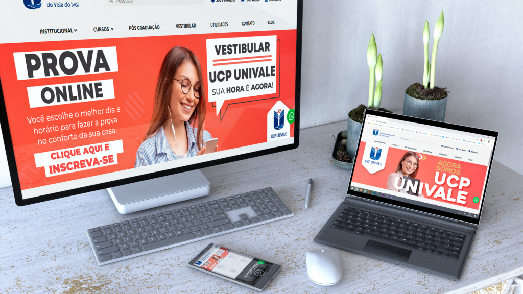 Faculdade UCP Univale apresenta novo layout no site | Univale